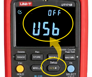 UNI-T UT71, UT100, UT171, UT181, UT233 シリーズをパソコンと Bluetooth 接続する方法